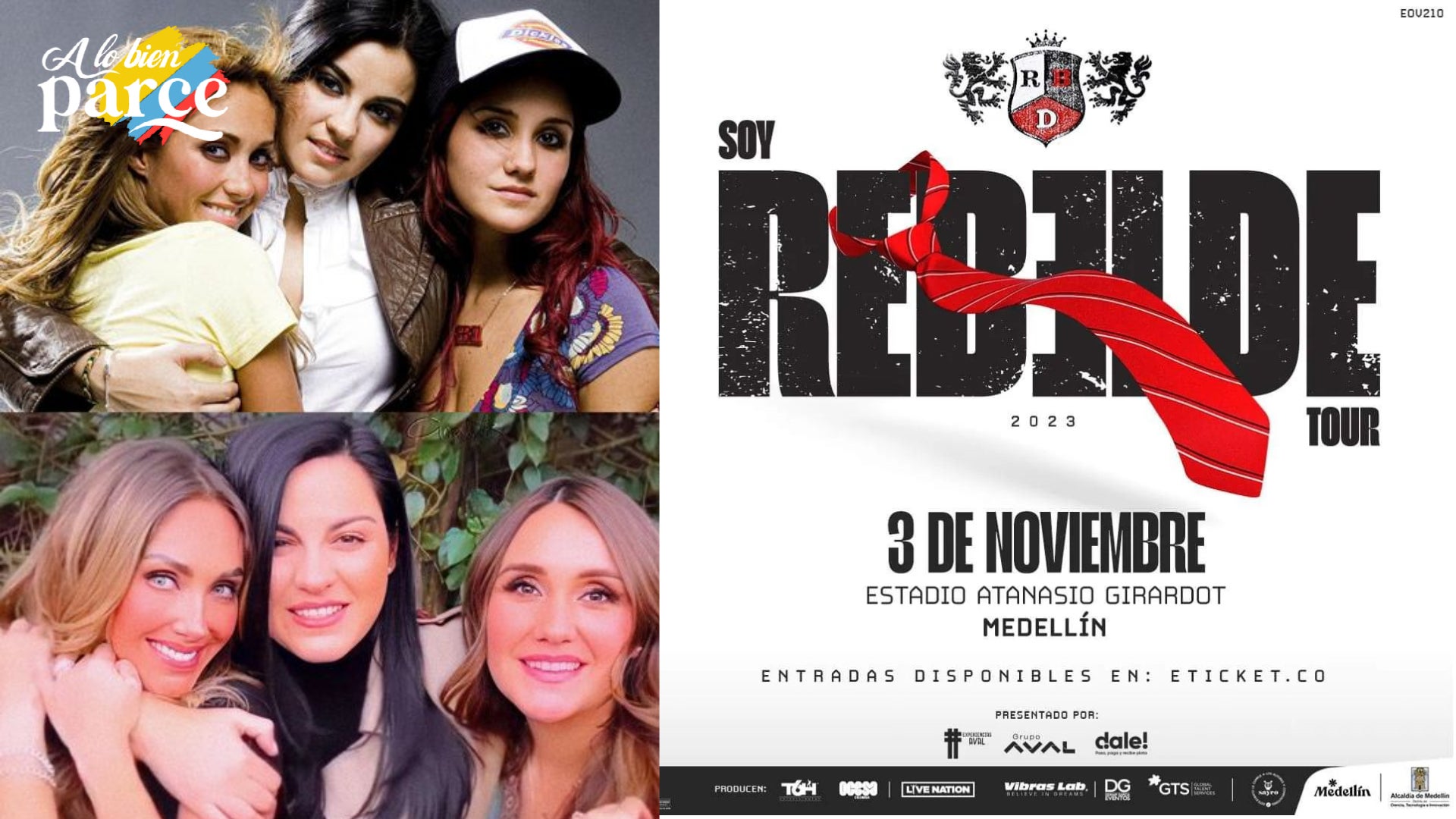 RBD en Colombia, todos los detalles - A lo Bien Parce RBD en Colombia, todos los detalles - A lo Bien Parce